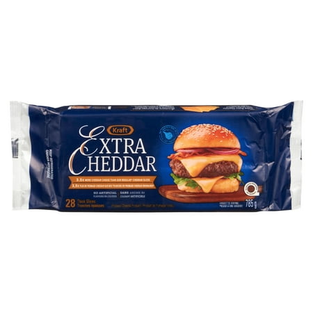 Kraft Extra Cheddar Slices | Walmart Canada