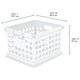 Free Shipping! Sterilite Stackable Plastic Storage Crate Bin Organizer ...