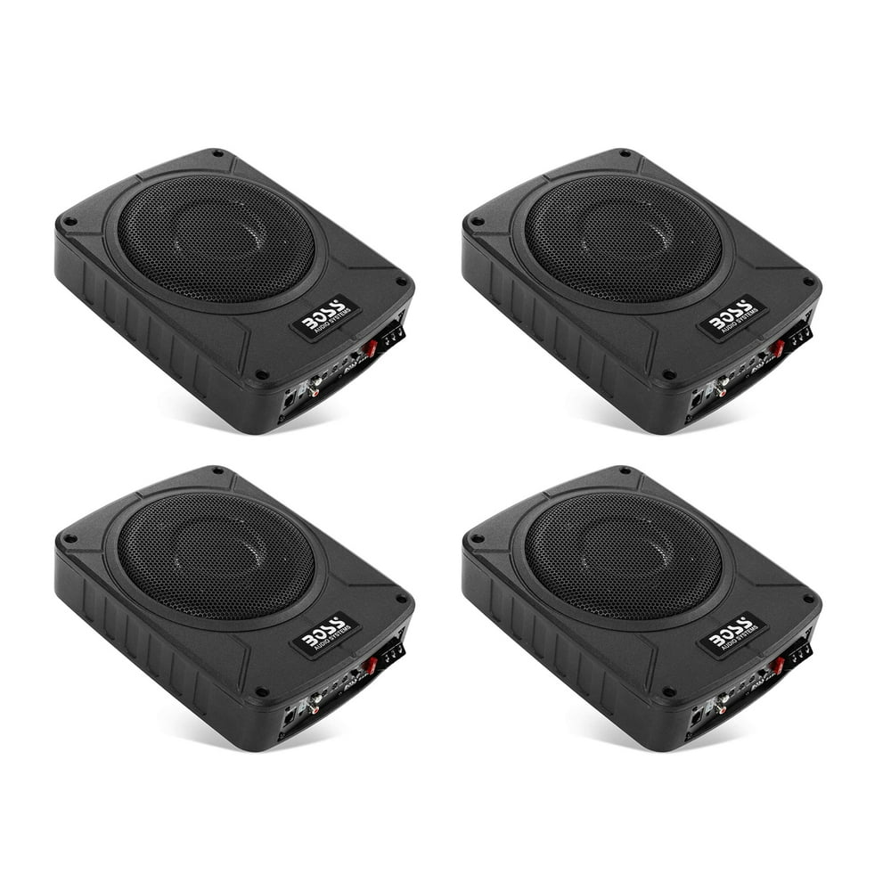BOSS BAB8 8 Inch 800 Watt Enclosed Amplified Car Subwoofer Box, Black ...