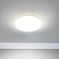 Maxxima 8 in. LED Disk Light, 5 CCT Flush Mount Ceiling Fixture, Wet ...