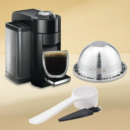 Lubelski Reusable Coffee Bean Capsule Cups Spoon Brush Hammer ...