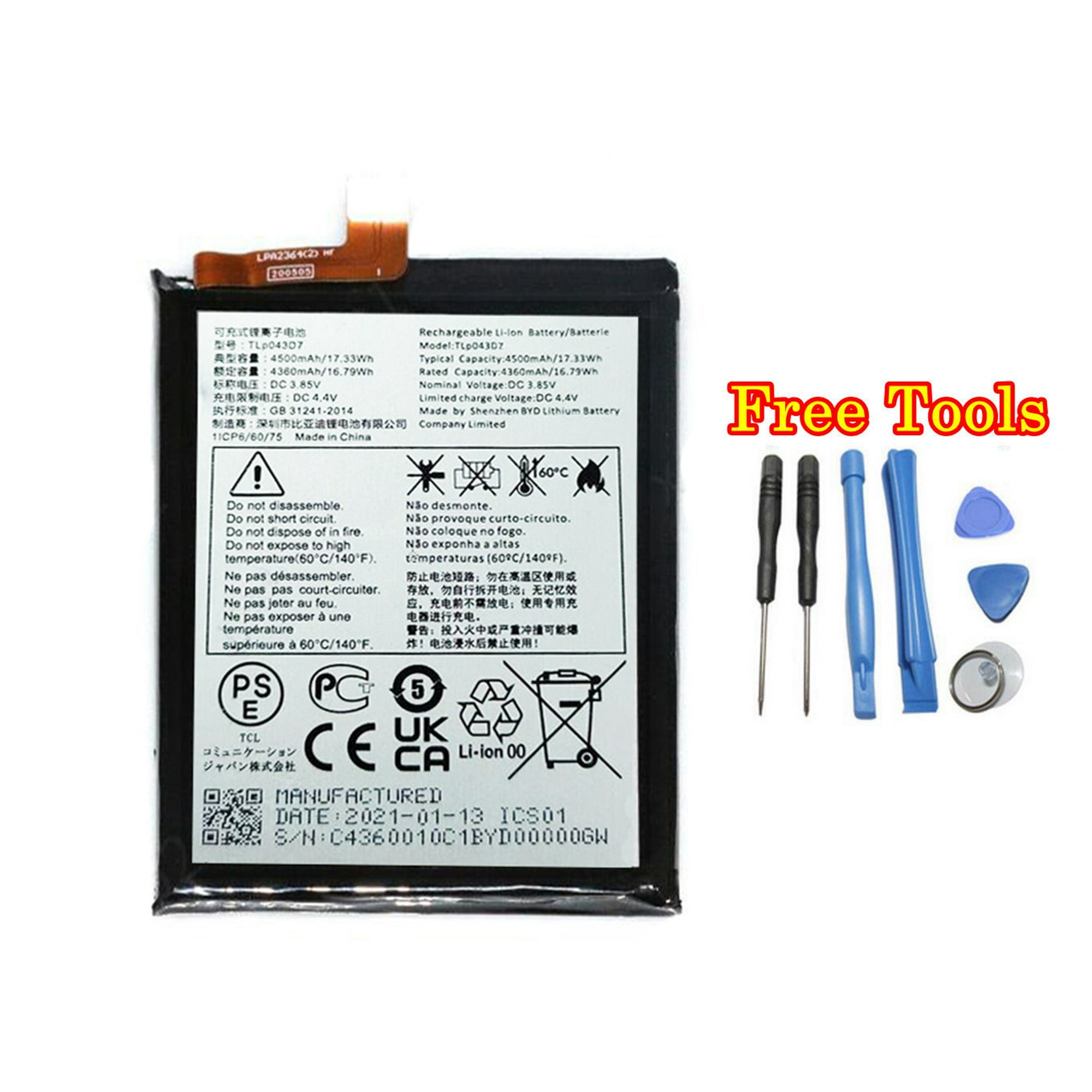 Click here for Phonesmart Replacement Battery With Tools Set For... prices