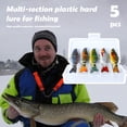 Multi-Joint Segmented Fishing Lure, 10 cm, 15.5g, Hard Plastic Bait for ...