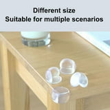 RLATCR 4 PCS Clear Corner Guards (Ball Shape, Matte Finish) Corner ...