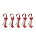 Ccdes Deck Anchor Pegs, Tent Stakes, Red, Stainless Steel, 66mm for ...