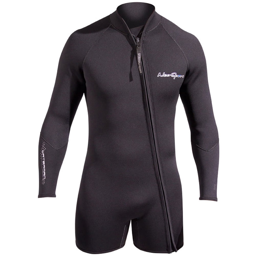 neosport men's premium neoprene 3mm waterman wetsuit jacket, large ...