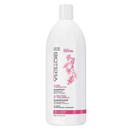 Biotera Ultra Thick & Full Sheer Volume Shampoo, 32 fl Oz.,Pack of 2 ...