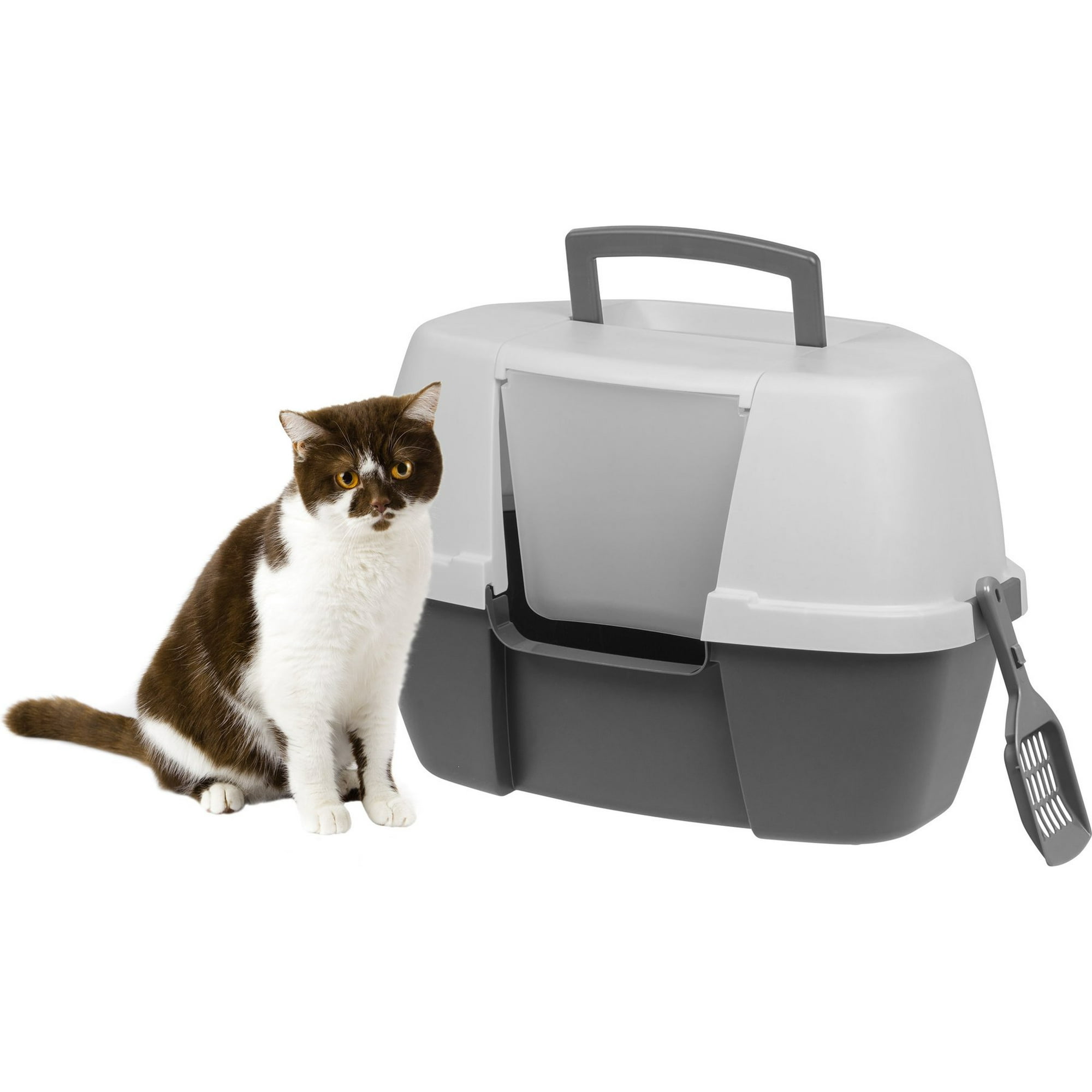 Click here for Iris Usa Hooded Corner Cat Litter Box With Front D... prices