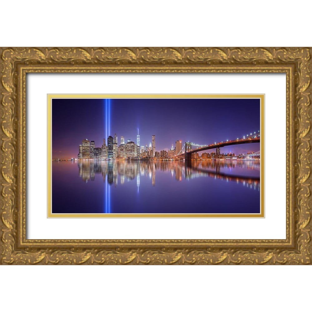 Martin Castan, David 24x15 Gold Ornate Wood Framed with Double Matting ...