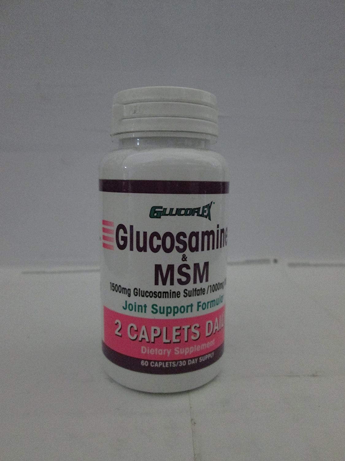 Glucoflex Glucosamine And Msm Joint Support Formula, 2 Caplets Daily ...