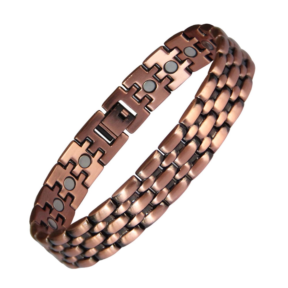 ProExl Mens Magnetic Pure Copper Bracelet Toro with Magnets (7.50 ...