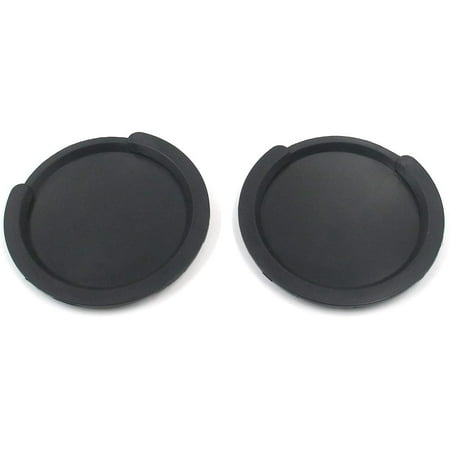2 PCS Black Sound Hole Cover Dia. 4 inch Soft Rubber Feedback Reducer ...