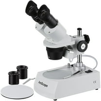 Amscope 20X-40X Student Stereo Microscope w/ Premium 9pc 3D Insect ...