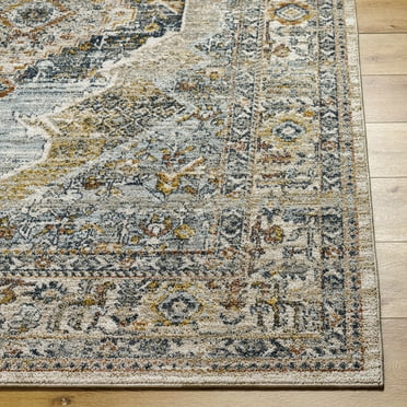 Hauteloom Lanza Living Room, Bedroom Area Rug - Traditional - Natural ...