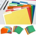 30 Pcs/Set Letter Size Folders Multifunctional Paper File Folders for ...