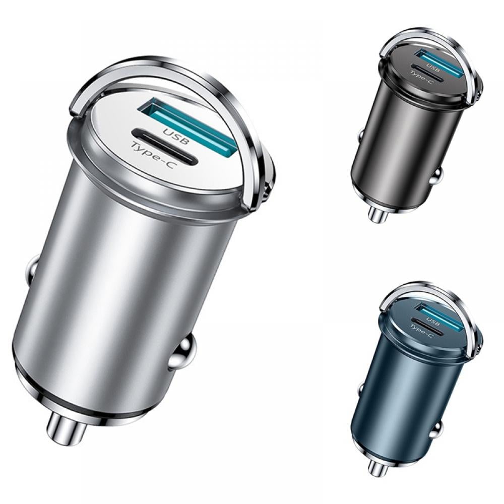 Mini USB C Car Charger,45W Fast Charging Cell Phone Automobile Charger ...