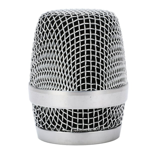 Microphone Mesh Grill, 37MM Microphone Head Replacement Stainless Steel ...