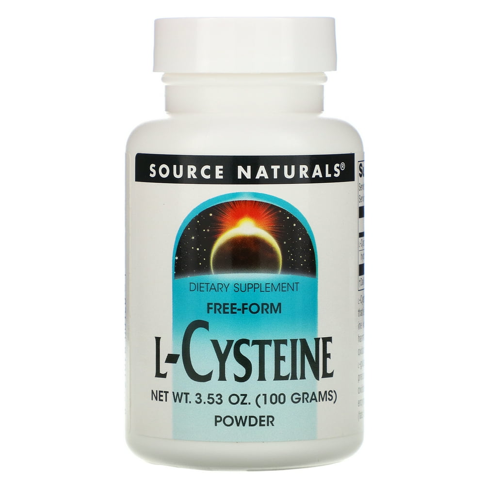 Source Naturals - L-Cysteine Powder 900 mg. - 3.53 oz. - Walmart.com ...