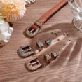 4 Bags 2 Colors Alloy Buckles Belt Fastener with Iron Screw Mixed Color ...
