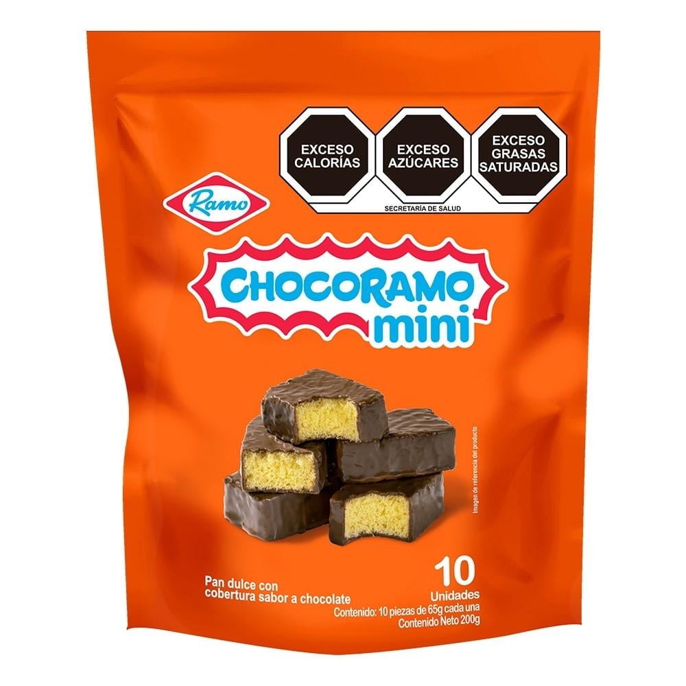 Panque Recubierto de Chocolate Chocoramo Ramo Paquete de 200 gr ...