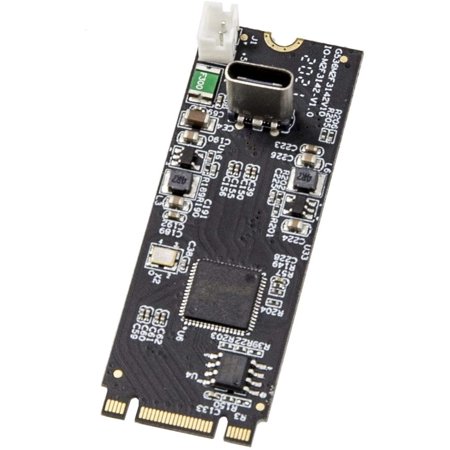 USB 3.1 Gen 2 (10 Gbps) 1-Port Type-C M.2 22x60 B+M Key Controller Card ...
