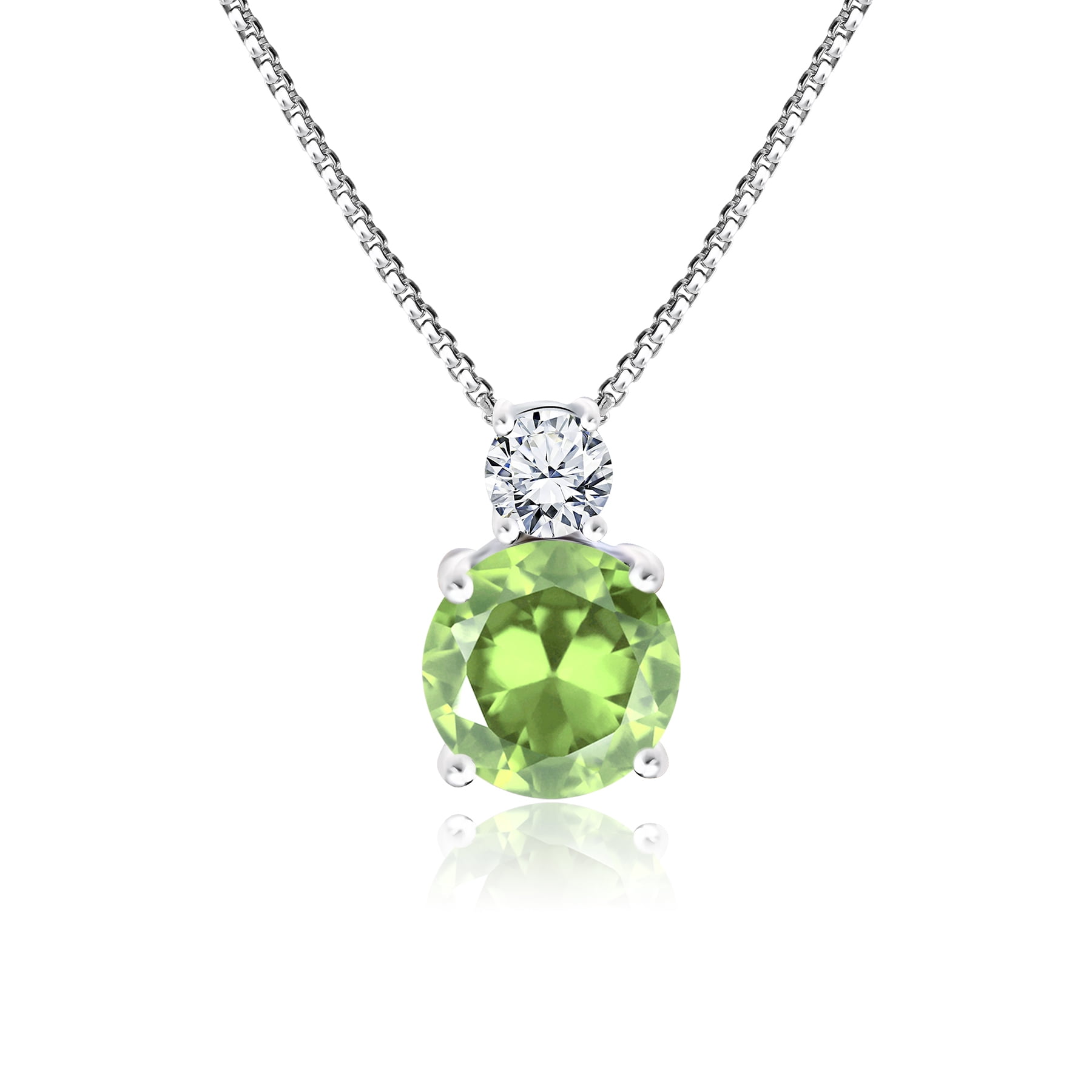 Click here for Jeenmata 2 Carat August Birthstone Necklace - Dang... prices