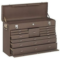 "Kennedy 26"" 11-Drawer Machinist Tool Chest - Brown, High Quality ...
