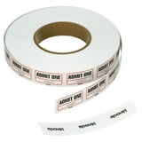 Pen+Gear Single-Ticket Roll, White, Consecutively Numbered, 2000 Count ...
