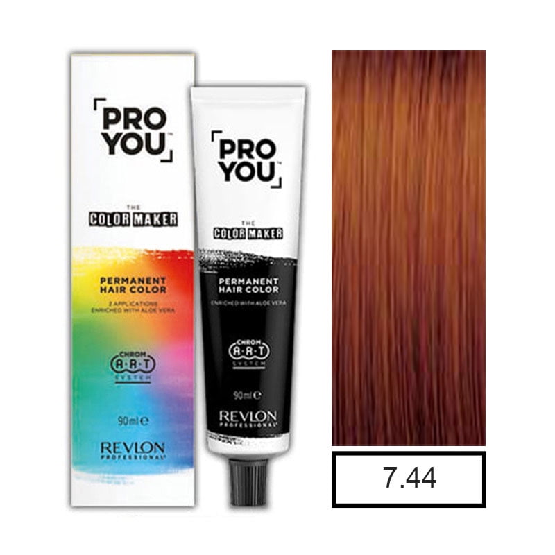Tintura 7 44 Pro You Rubio Medio Cobrizo Intenso 90ml Mas Ox Knasta Chile