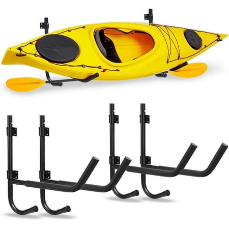 Heavy Duty Steel Kayak Wall Rack for 100-Pound Kayak | Ladder Wall ...