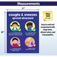 ZoCo: Cover Your Cough Sign for Kids - Laminated Poster, 17"x22 ...