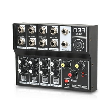 Aveek Professional Audio Mixer, Sound Board Mixing Console with 5 ...