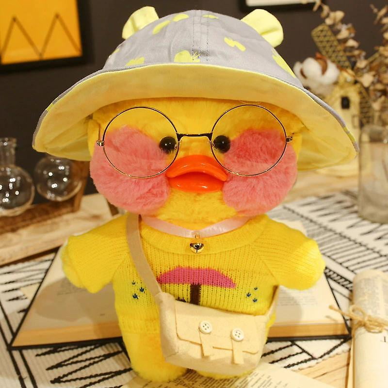 Muñeco de pato pequeño amarillo ins de 30cm, pato Lala Fanfan, muñeco ...