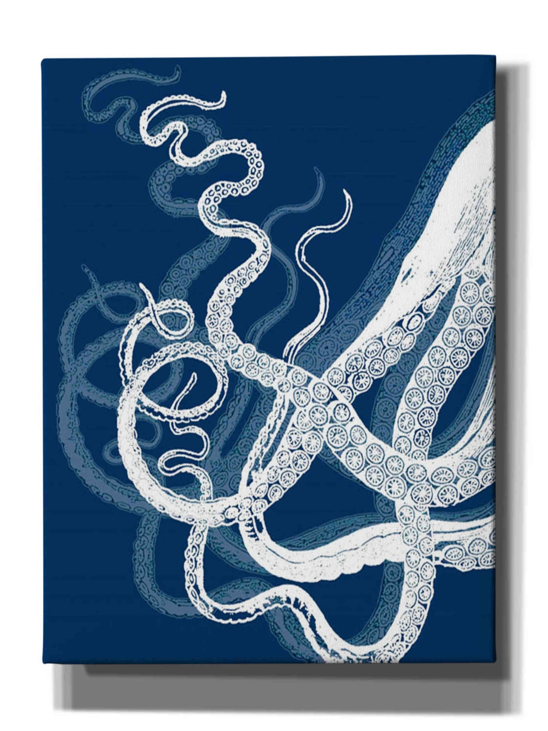 Epic Graffiti 'Octopus Tentacles Blue And White' by Fab Funky Canvas ...