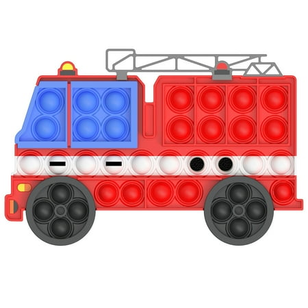 Fortune Kids Adults Car Shaped Push Bubble Toy Sensory Pop Fidget Toy ...