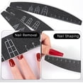 9 Pieces Nail Files and Buffers, Nail Files for Natural Nails, Emery ...