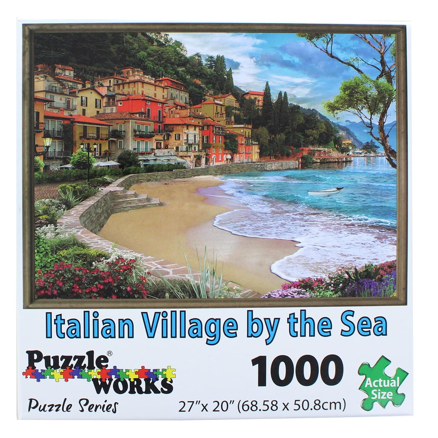 PuzzleWorks 1000 Piece Jigsaw Puzzle | Italian Village By The Sea ...