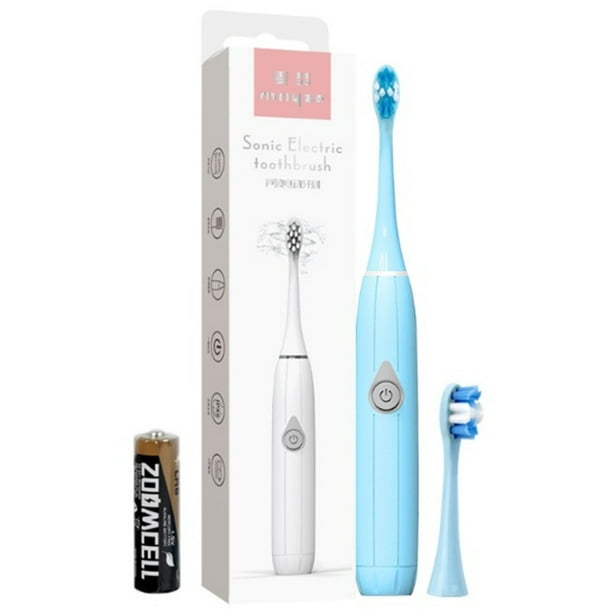 Portable Sonic Electric Toothbrush Dry Battery Button Tooth Cleaning ...