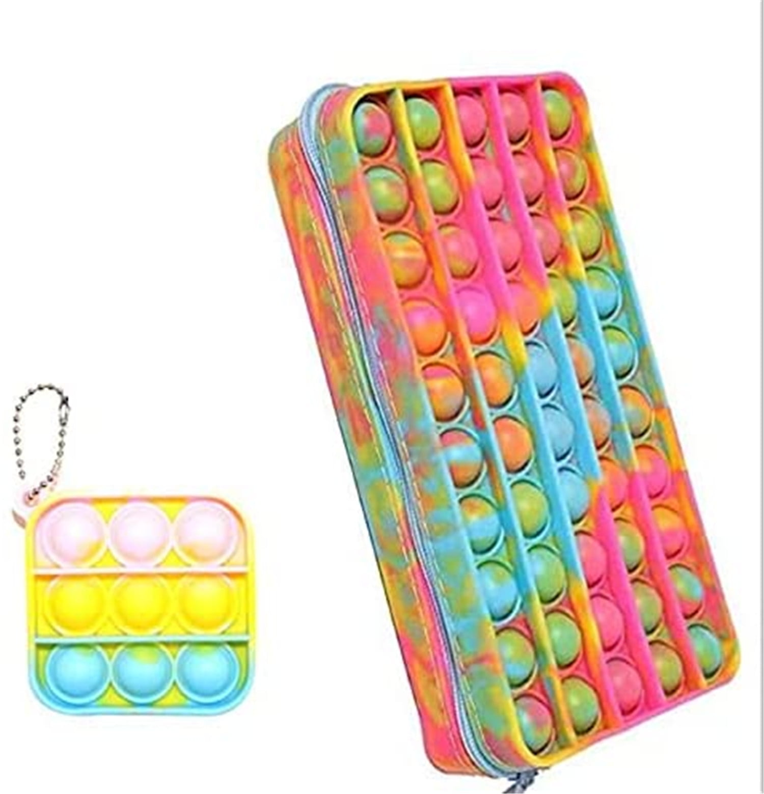 Silicon Pencil Case Pop Fidget Toy Simple Sensory Stress Relief Push ...
