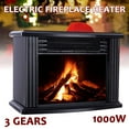 Electric Fireplace Heater,1000W Electric Fireplace Heater with Remote ...