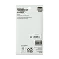 Pen+Gear 4 Count Permanent Marker Assorted, Chisel Tip, Assorted Colors ...
