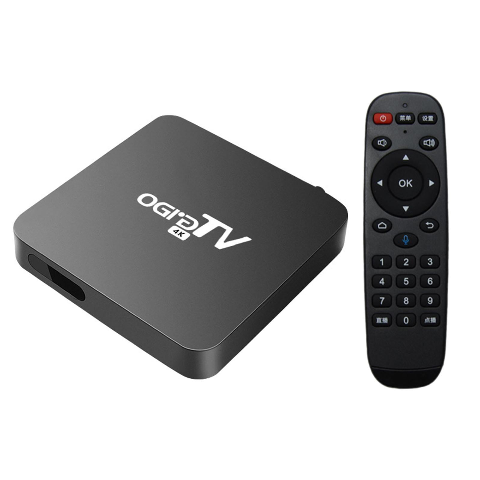 Decodificador De TV 4K Compatible Con Reproductor Multimedia De Voz Inteligente De 2,4 GHz Y 5 ...
