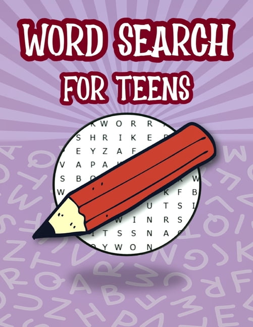Word Search For Teens : Fun Brain Teasers Book For Teens, Search And ...