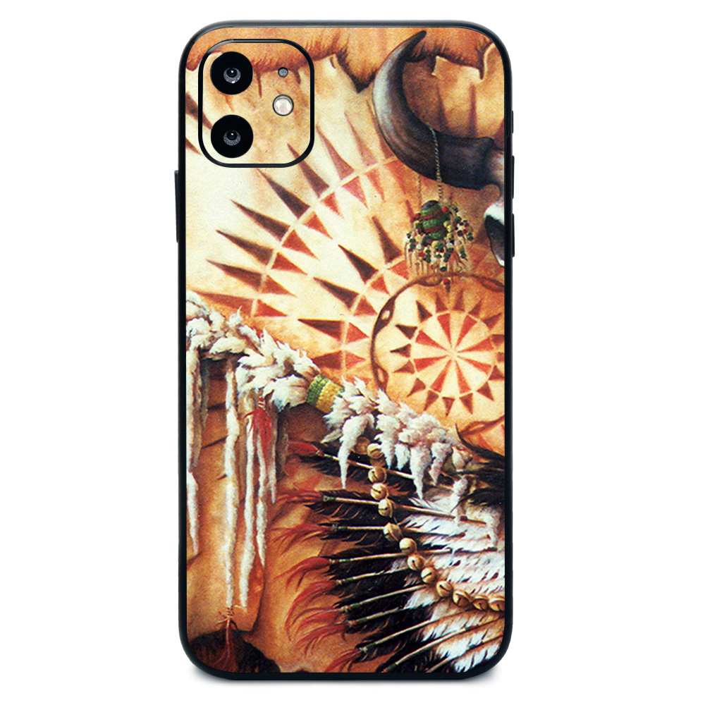 Skin Decal Wrap Compatible With Apple iPhone 11 Sticker Design Plains ...