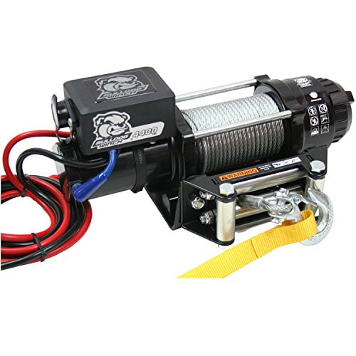 BULLDOG WINCH 15019 4400LB TRAILER/UTILITY WINCH, 55FT WIRE ROPE ...