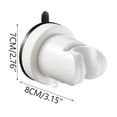 Removable Suction Shower Head Holder for Slide Bars, 360° Rotating ...