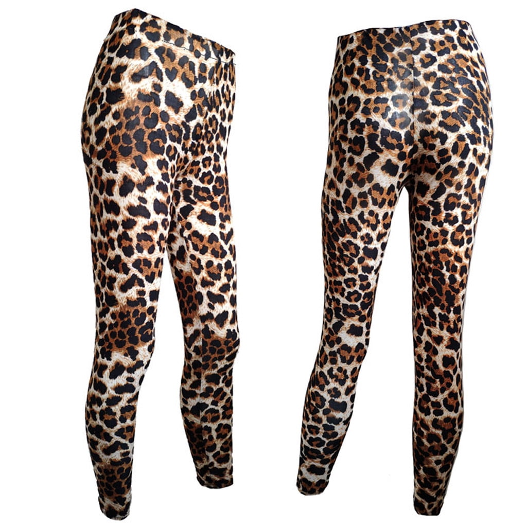 Hunpta Fashion Women Yoga Running Pant Stretch High Waist Leopard ...