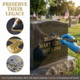 Golden Tombstone Marker Pen for Restoring Faded Grave Inscriptions ...