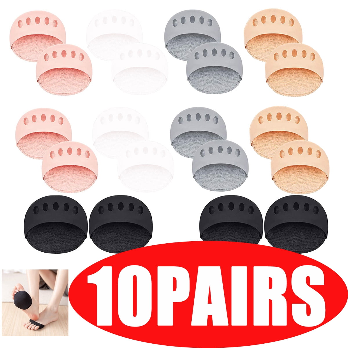 Metatarsal Pads for Feet Invisible Socks for Women and Men Suitable for ...