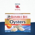 Bumble Bee Hardwood Canned Smoked Oysters, Ready To Eat - 18G Protein ...